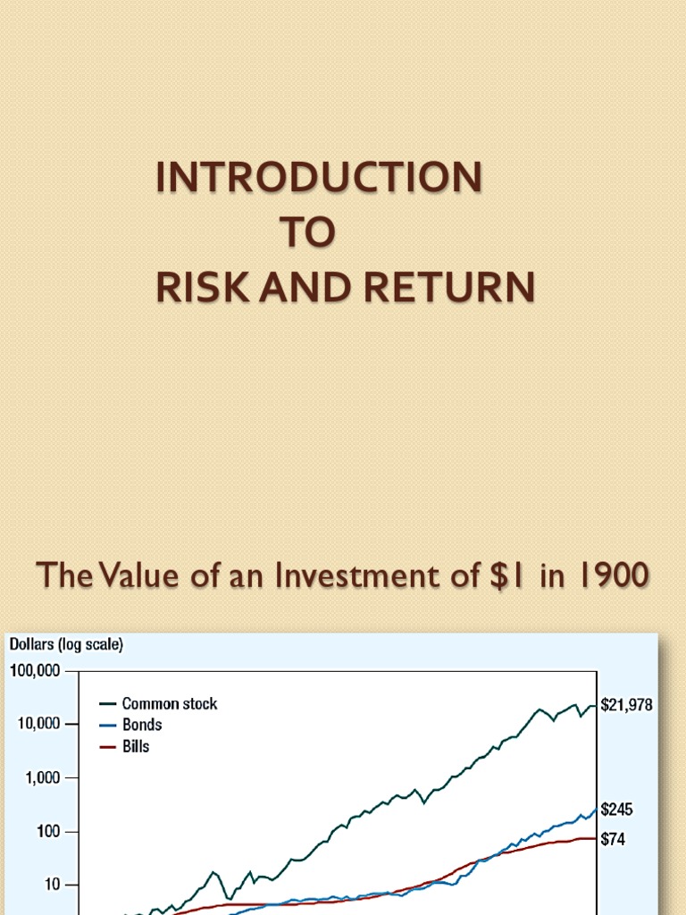 Risk Return | PDF | Beta (Finance) | Diversification (Finance)