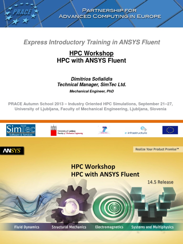 Sofialidis HPC Ansys Fluent 01 | PDF | Fluid Dynamics | Pressure