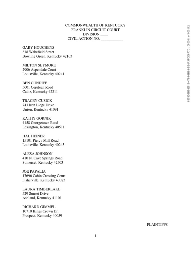 Complaint and Motion For Injunction | Download Free PDF | Executive ...