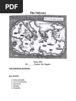 The Odyssey Test Review Guide | PDF | Odysseus | Odyssey