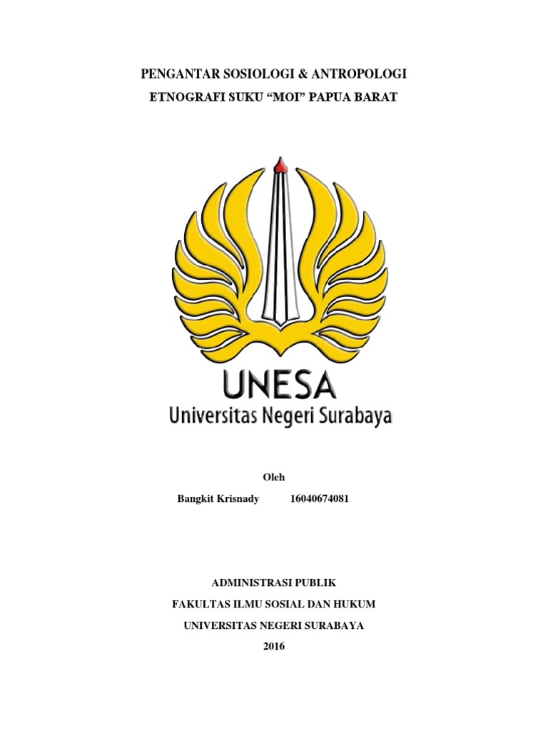 Etnografi Suku Moi Papua Barat | PDF