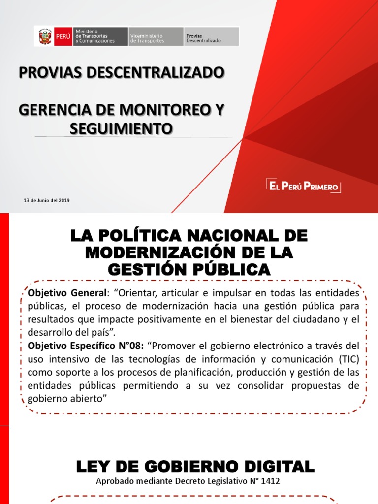 Seguimiento y Monitoreo de Proyectos | PDF | Gobierno E ...