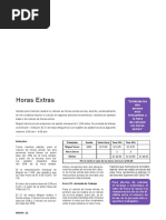 Horas Extras 2025 Formatos | PDF | Empleo | Distribución de ingresos del factor