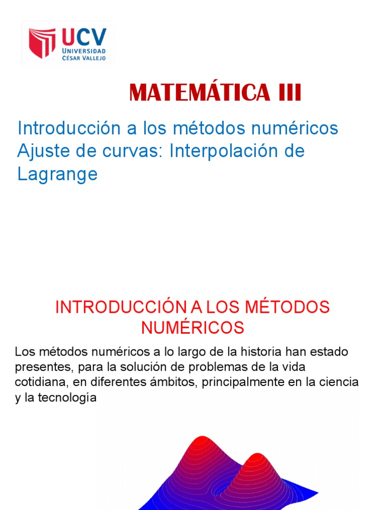 09-09-2019 053001 Am Métodos Numéricos Interpolacion Lagrange | PDF | Medición | Análisis numérico