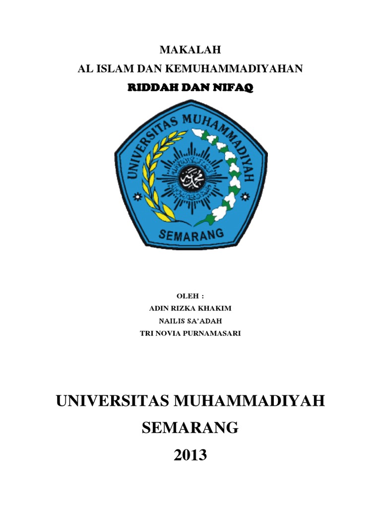 Makalah Riddah Dan Nifaq | PDF