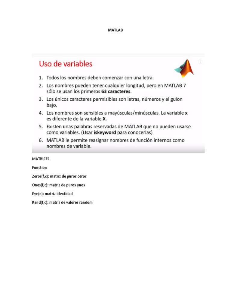 MATLAB | PDF
