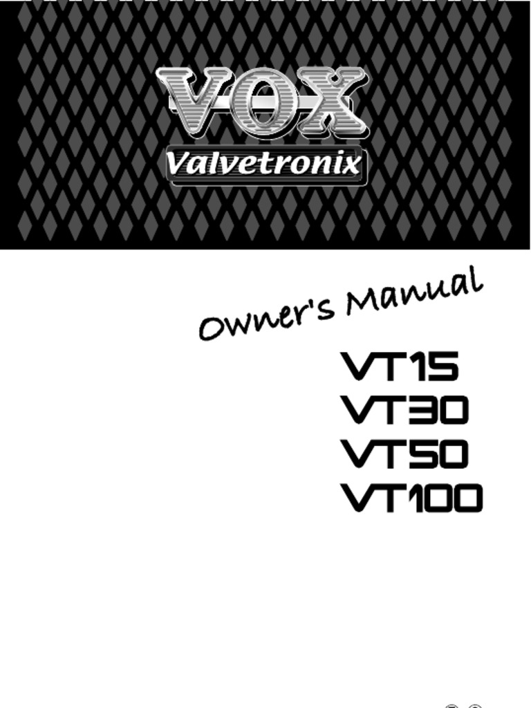 Vox VT15 - 100 - OM - E2 | PDF