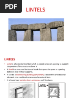 Lintels and Arches | PDF | Civil Engineering | Building Engineering