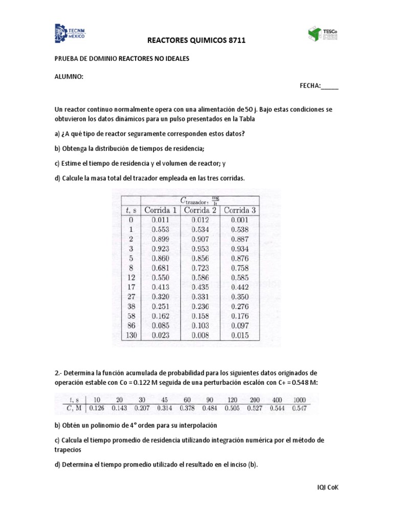 Tema 3 Reactores - 2019 | PDF