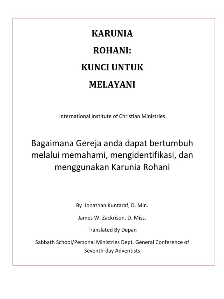 Karunia Rohani | PDF