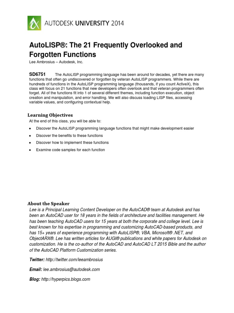 Handout 6751 SD6751 Ambrosius PDF | PDF | Computer Programming | Computing