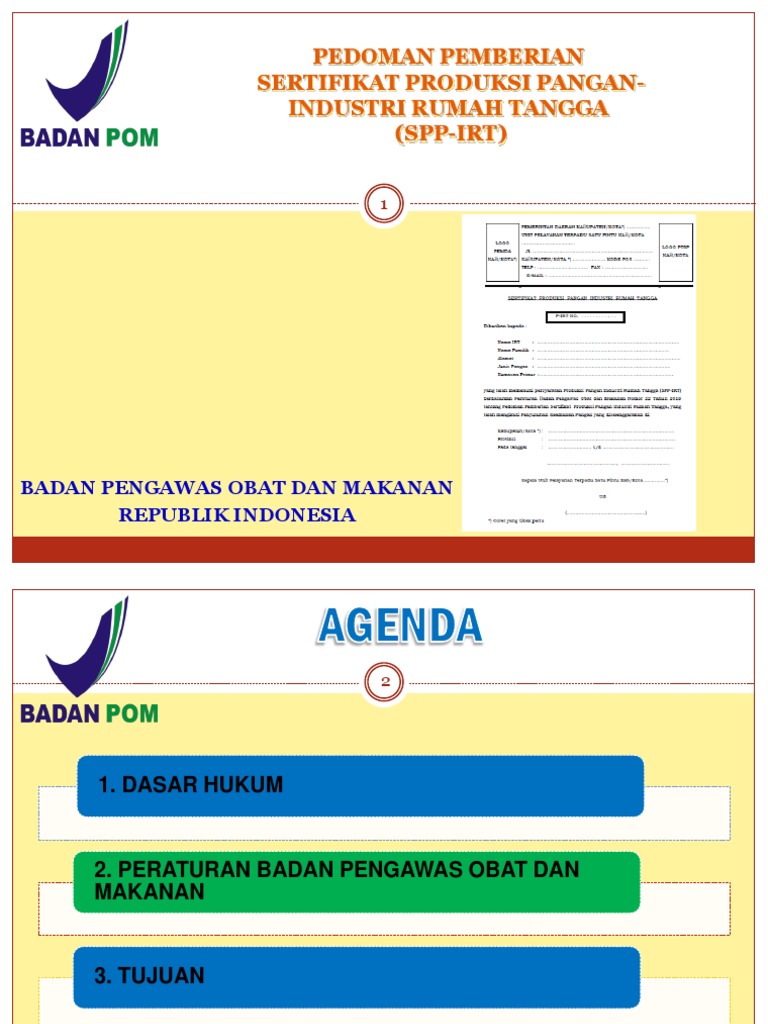Sertifikasi Pangan Industri Rumah Tangga | PDF | Pengelolaan Keuangan ...
