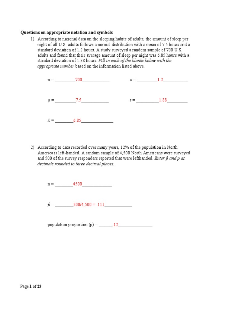 STAT100 Fall19 Test 2 ANSWERS Practice Problems PDF | PDF | P Value ...