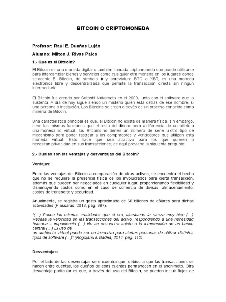 Bitcoin | PDF | Bitcoin | Criptomoneda