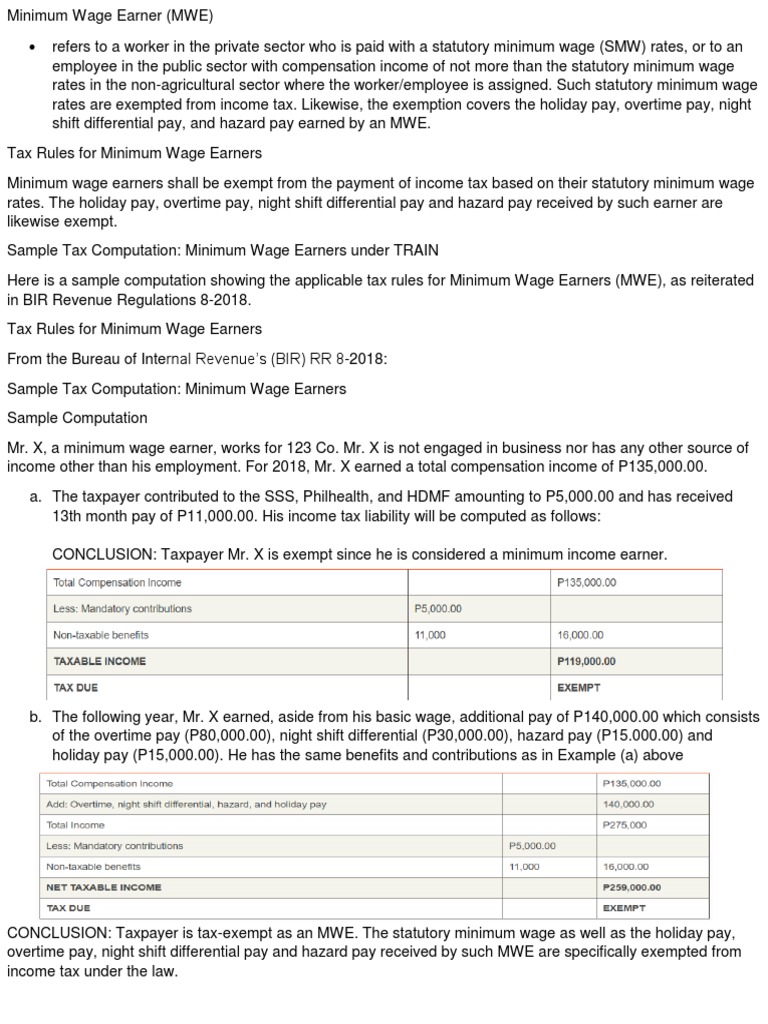 Minimum Wage Earner.docx