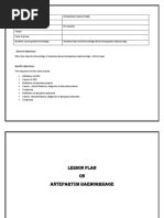 Lesson Plan UTI | PDF | Urinary Tract Infection | Causes Of Death