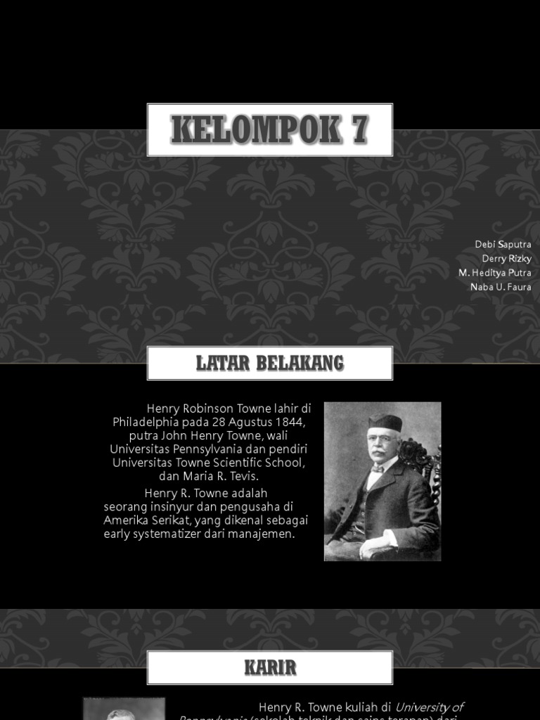 Henry R. Towne: Pelopor Manajemen Teknik | PDF | Perjalanan | Seni
