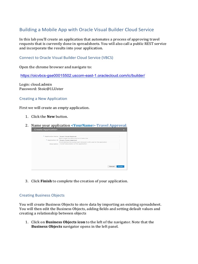Oracle Visual Builder Cloud Service | PDF | Mobile App | Application ... Oracle Visual Builder Cloud Service | PDF | Mobile App | Application ...