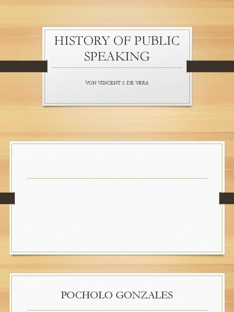 History of Public Speaking | PDF | Philippines | Government