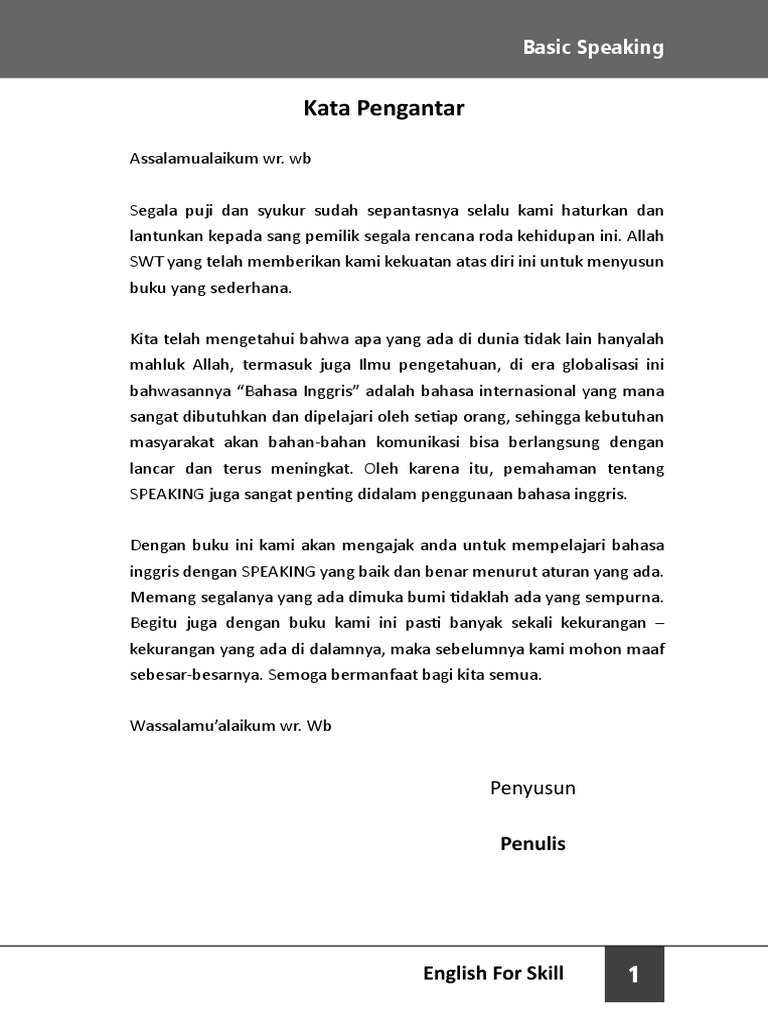 Buku Basic Speaking | PDF