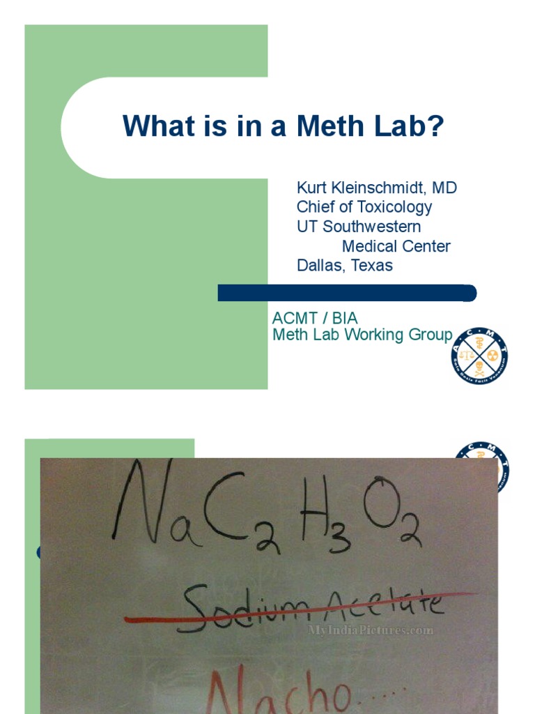 What Is in A Meth Lab | PDF | Methamphetamine | Materials