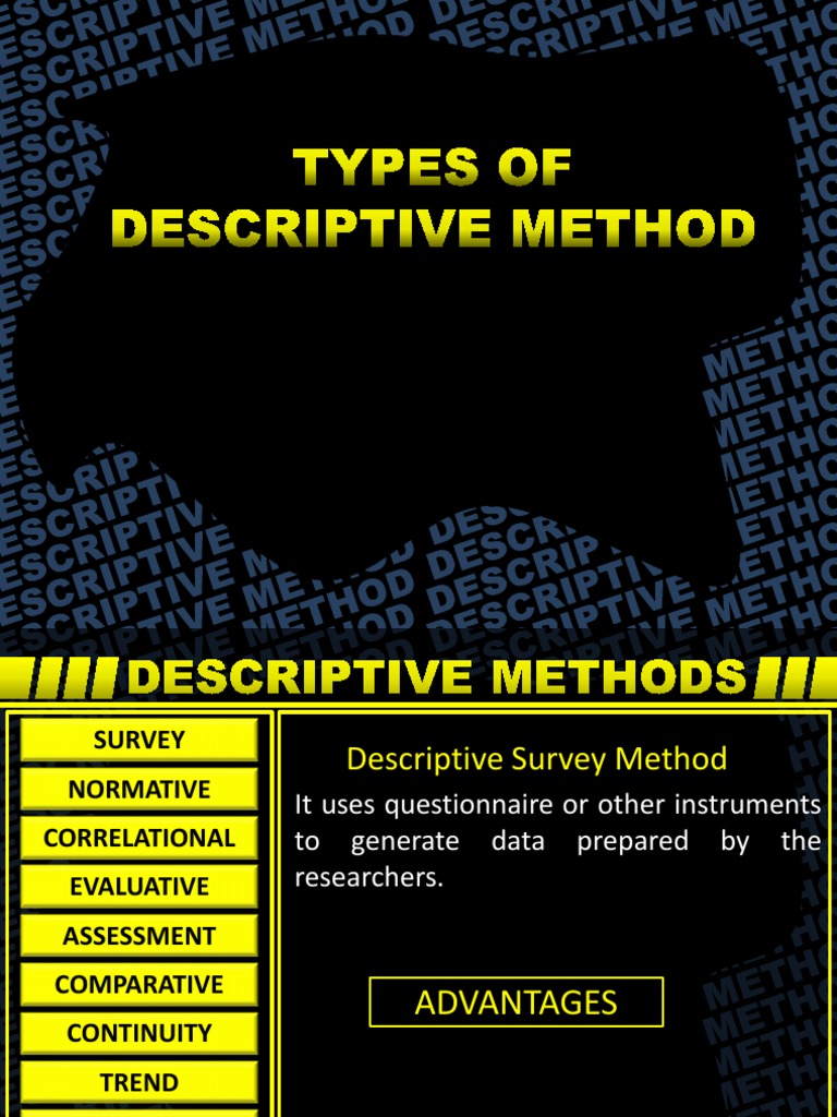 Descriptive Method | PDF | Case Study | Normative