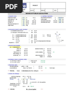 Broms Method-Xls-Lateral Pile Capacity in Cohesive Soil | PDF