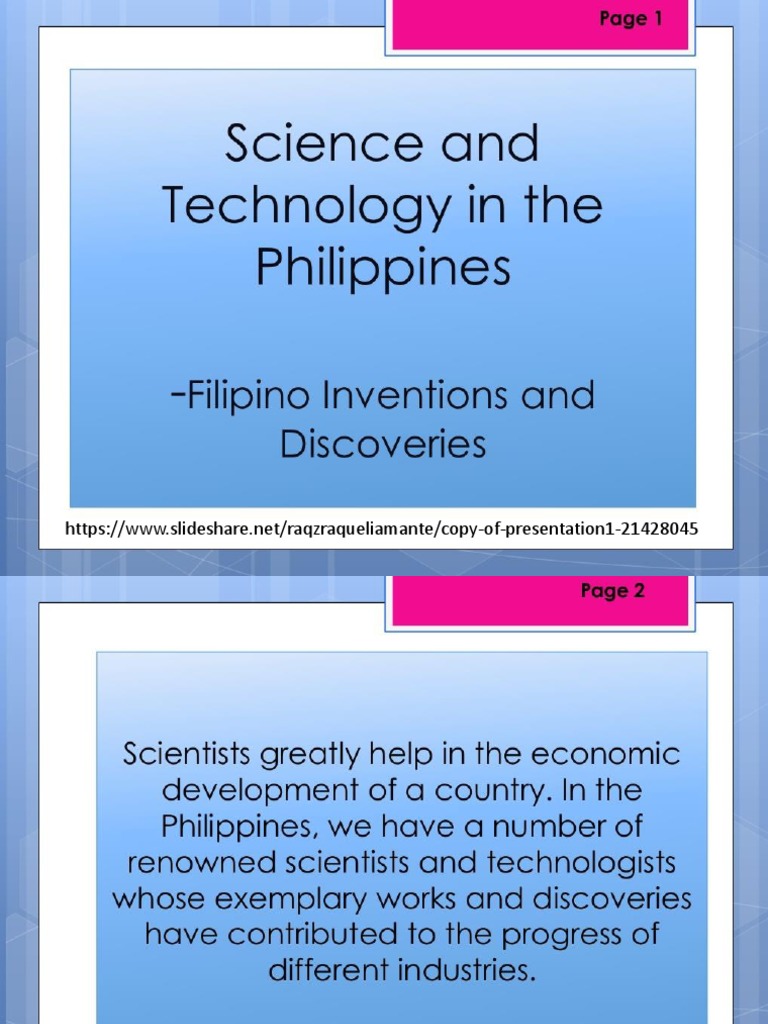 Major Development Programs and Personalities in ST in The Philippines | PDF