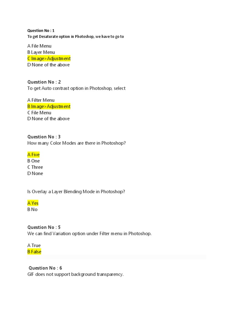 QUESTION Ps | PDF | Adobe Photoshop | Cyan