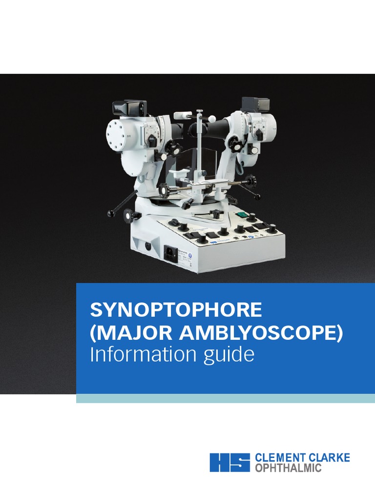Synoptophore Info Guide PDF | PDF | Eye | Perception