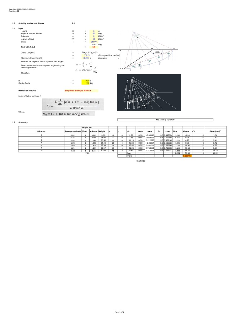 Slope Pdf Solid Mechanics Civil Engineering