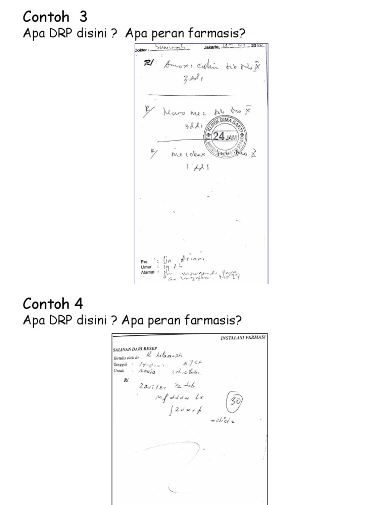4577 - Latihan An Resep DRP PDF | PDF