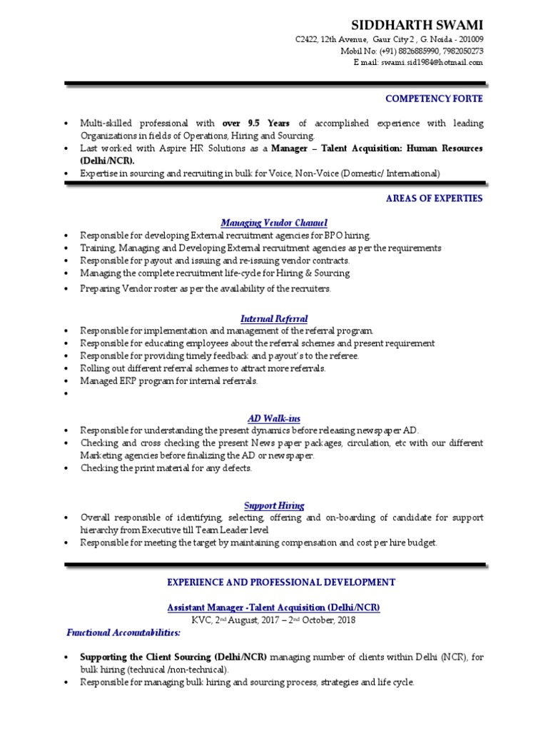 Sid Resume | PDF | Recruitment | Computing