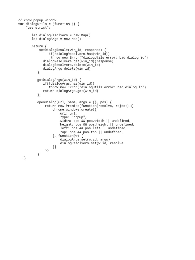 JavaScript Dialog Management | PDF