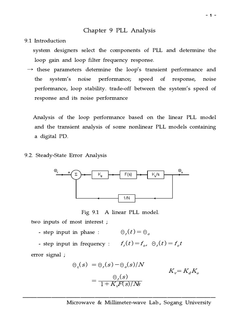 PLL Technique 2 | PDF | Signal Processing | Electronic Engineering
