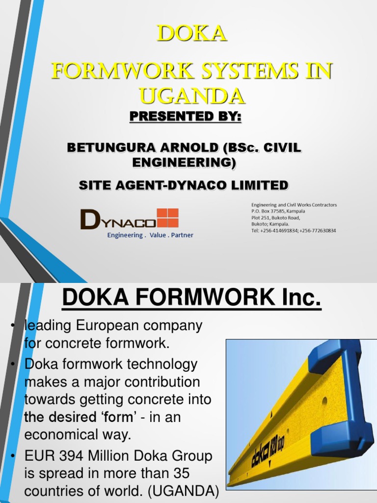 Presentation Doka | PDF | Building Technology | Engineering