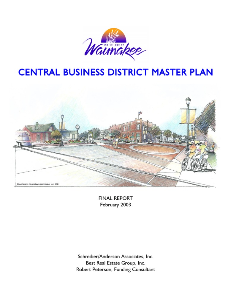 Central Business District Plan | PDF | Pedestrian Crossing | Retail