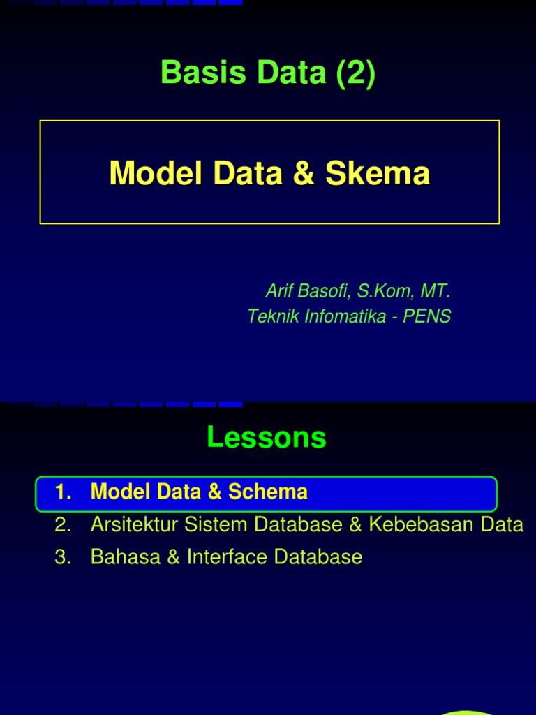02 - Model Data & Skema | PDF