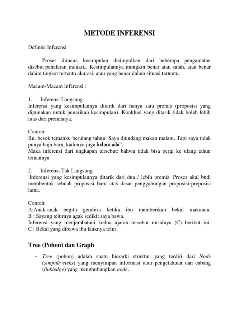 Metode Inferensi | PDF