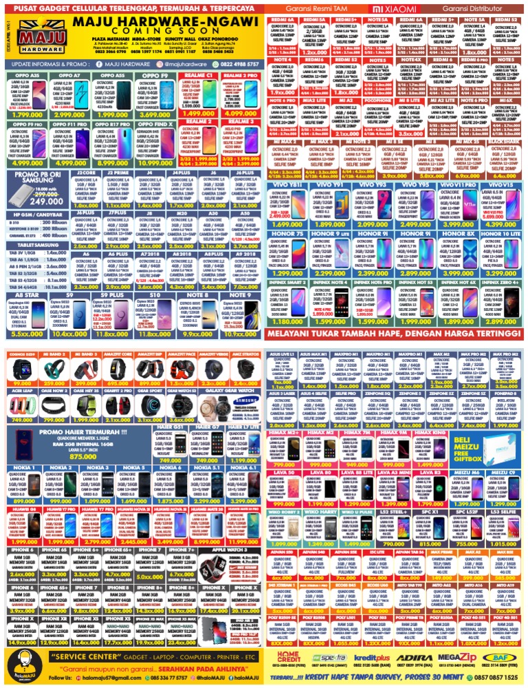 Brosur Update New Baru | PDF | Smartphone | Consumer Electronics