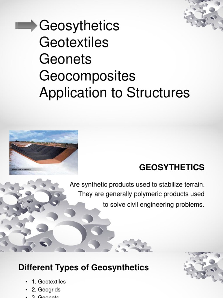 Geosynthetics.ppt | Infrastructure | Civil Engineering