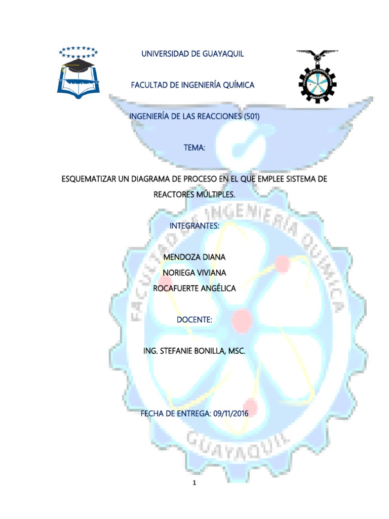 Reactores Multiples | PDF | Destilación | Motor a reacción