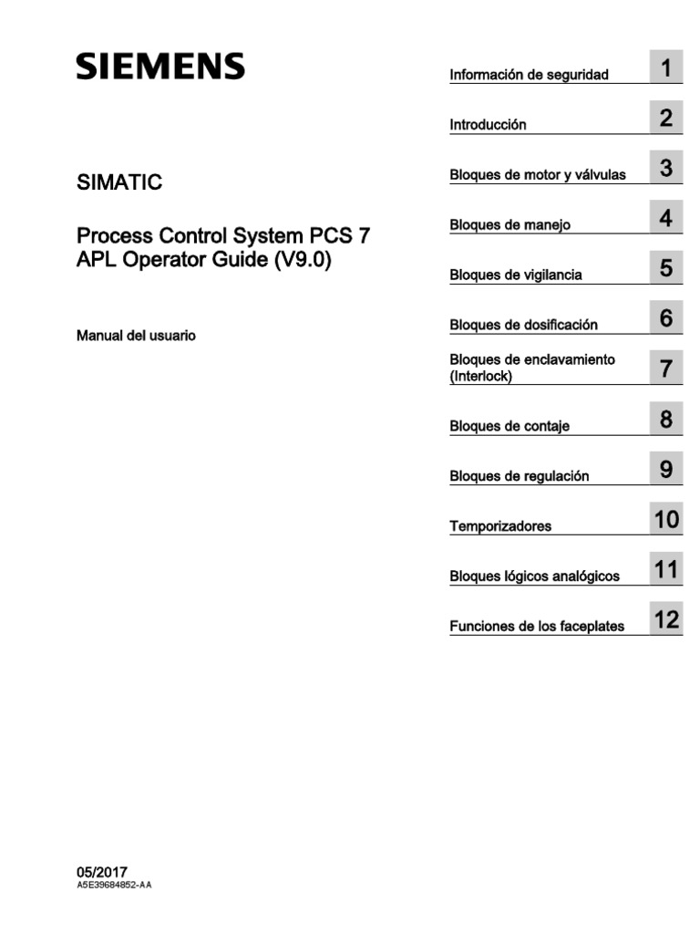 PCS7 Manual APL Operator-Guide-V9 | PDF | Informática | Seguridad