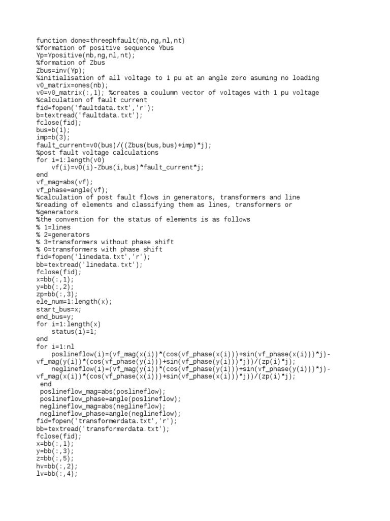 Three Phase Fault | Download Free PDF | Computer Engineering ...