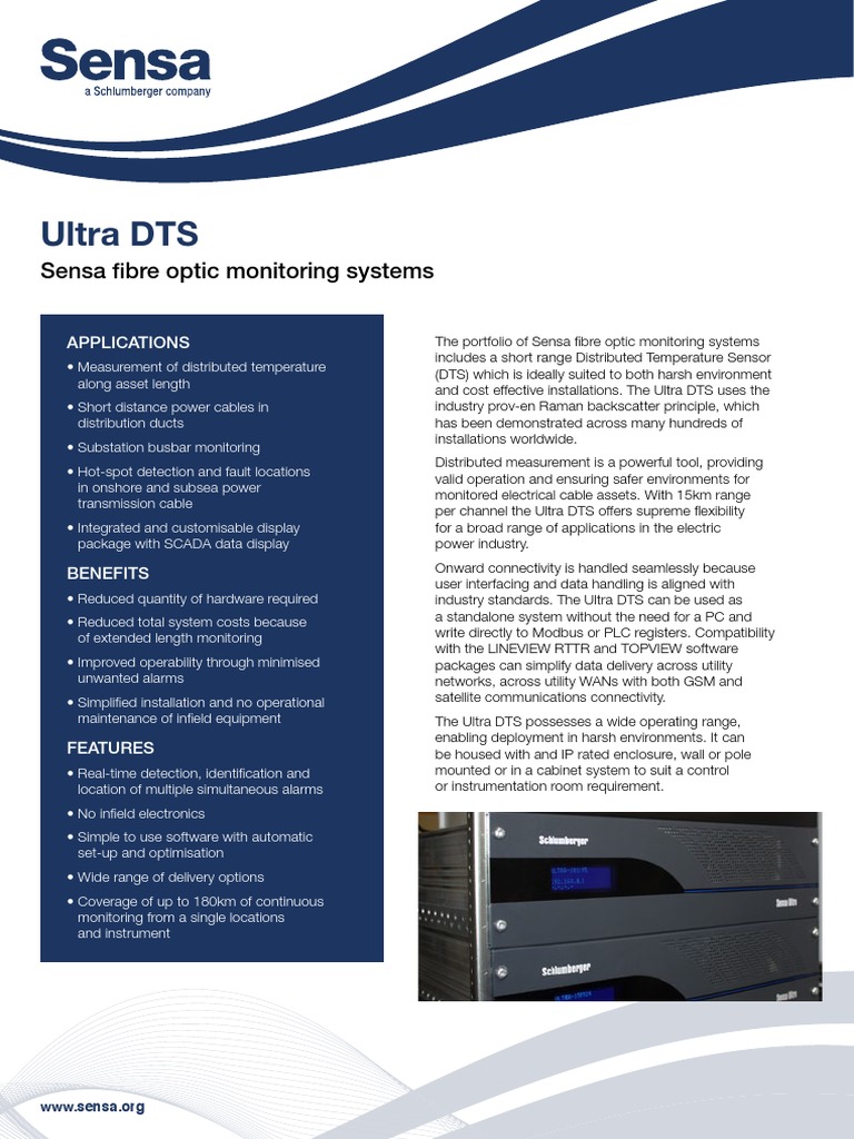 Sensa Power Datasheets PDF | PDF | Optical Fiber | Scada