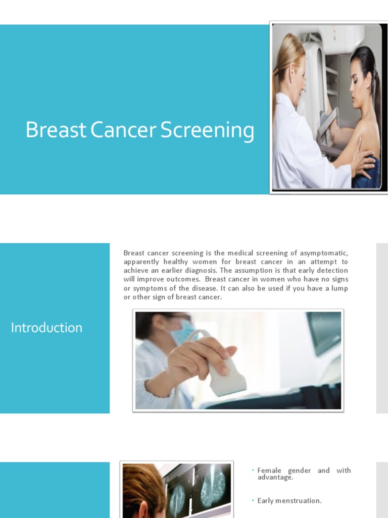 Breast Cancer Screening | PDF | Breast Cancer | Mammography