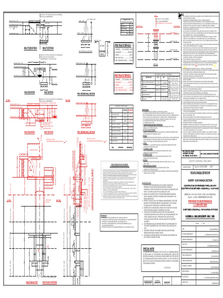 BR - NO.775 (1X3.00m RCC BOX) 23-08-2019-Model | PDF | Precast Concrete ...