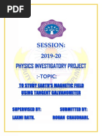 Physics Project File For Class 12th. | PDF | Electromagnetic Induction ...