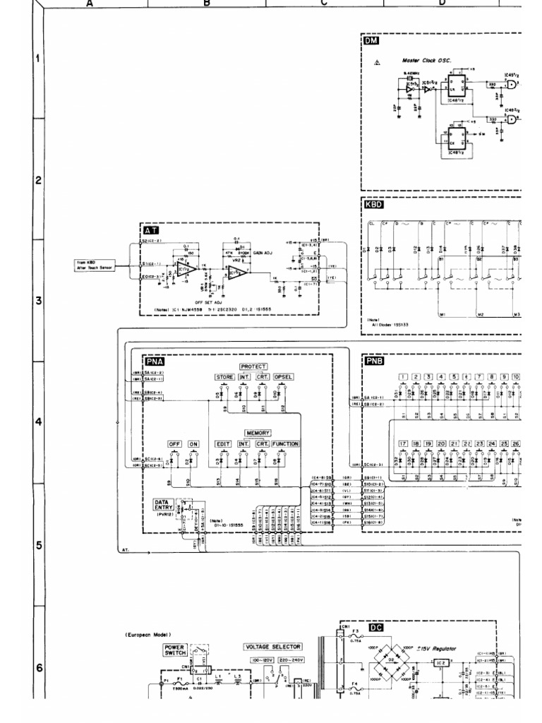 DX7 Circuit Diagram PDF | PDF