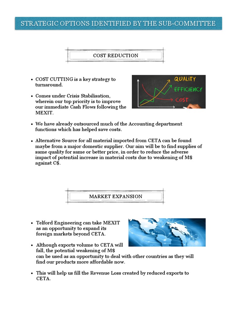 Unit 8 Strategic Options Presentation PDF | PDF | Value Chain | Exports